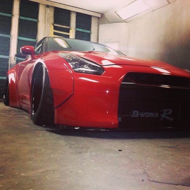 LB WORKS GTR in Hawaii. RED Version!! #libertywalk #lbworks # ...