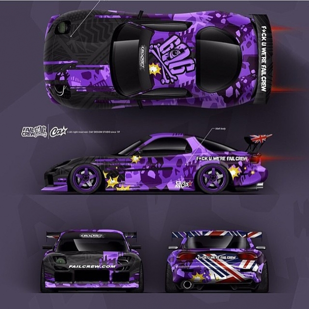 @FAILCREW RX7 – New Livery by @ciay – DRIFTING.com
