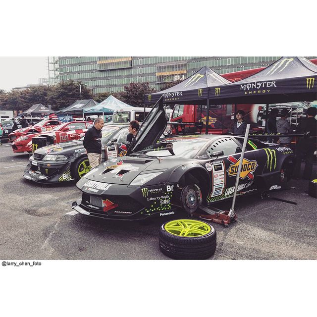 Daigo Saito’s Lamborghini at D1GP Odaiba – Photo by @larry_chen_foto ...