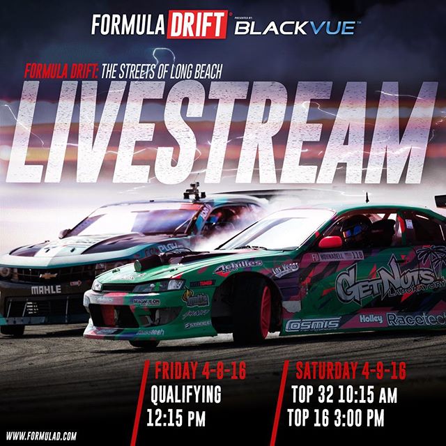 Formula DRIFT Round 1 – Streets of Long Beach Livestream Schedule. All ...