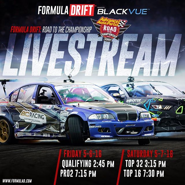 Formula DRIFT Round 2 – Road Atlanta Livestream Schedule. Times are ...