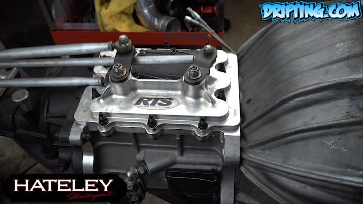 Andy Hateley @hateleydrift removes the transmission and bell housing on ...